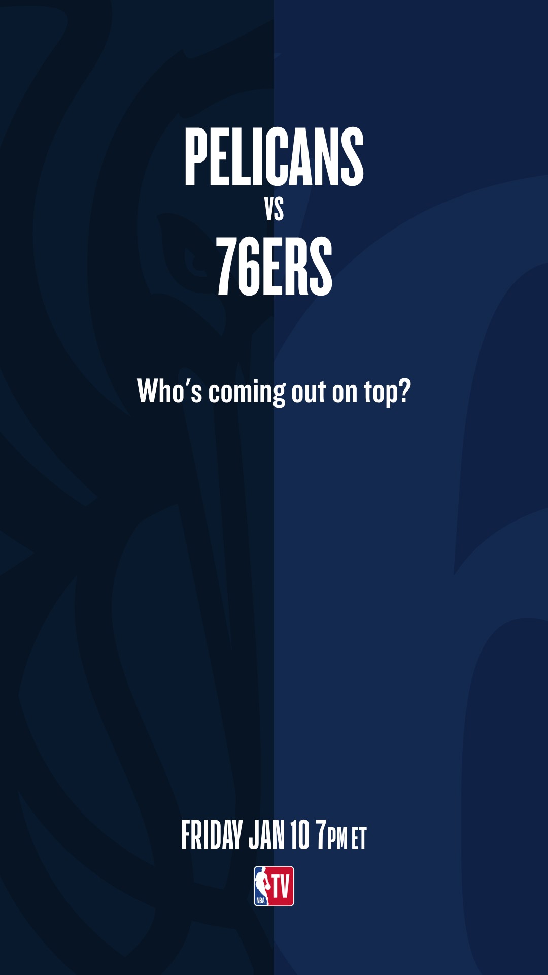 PELICANS vs 76ERS JAN 10 HIGHLIGHTS