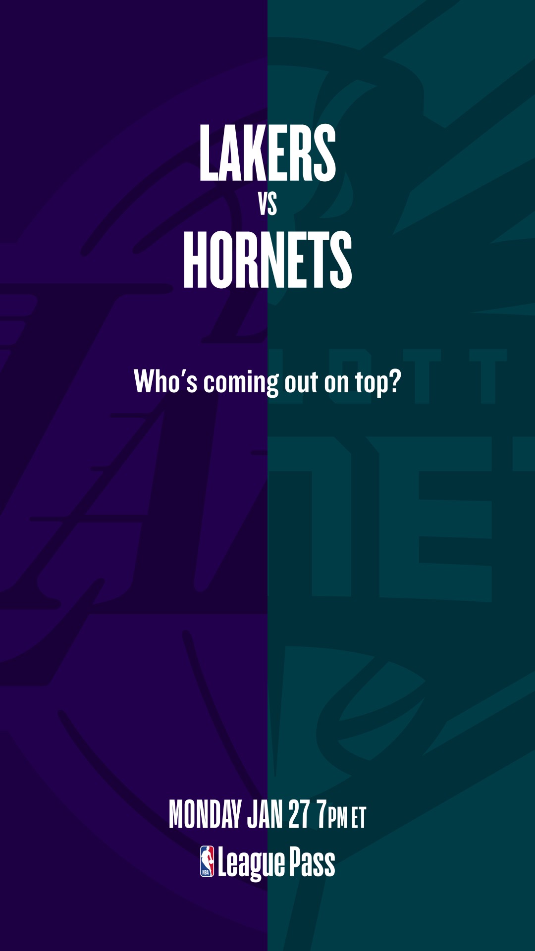 LAKERS vs HORNETS JAN 27 HIGHLIGHTS